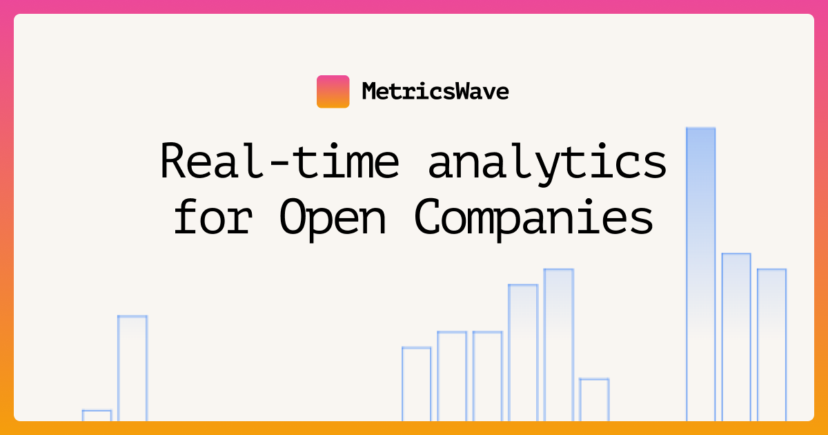 Website Analytics for Open Companies - MetricsWave